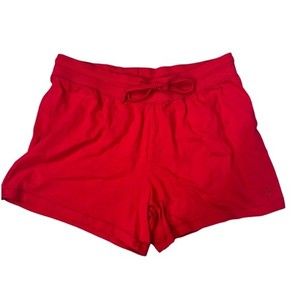 Champion | Shorts | Champion Red Sweat Shorts Womens Size Large | Poshmark